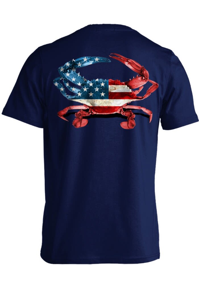 Crab NAVY USA Crab Short Sleeve T Shirt - 52430001