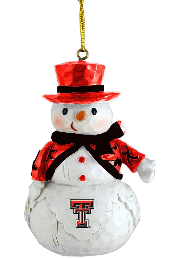 Texas Tech Red Raiders Festive Design Ornament - RED