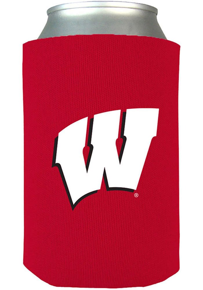 Wisconsin Badgers Red 12 oz. can Coolie - 5243343