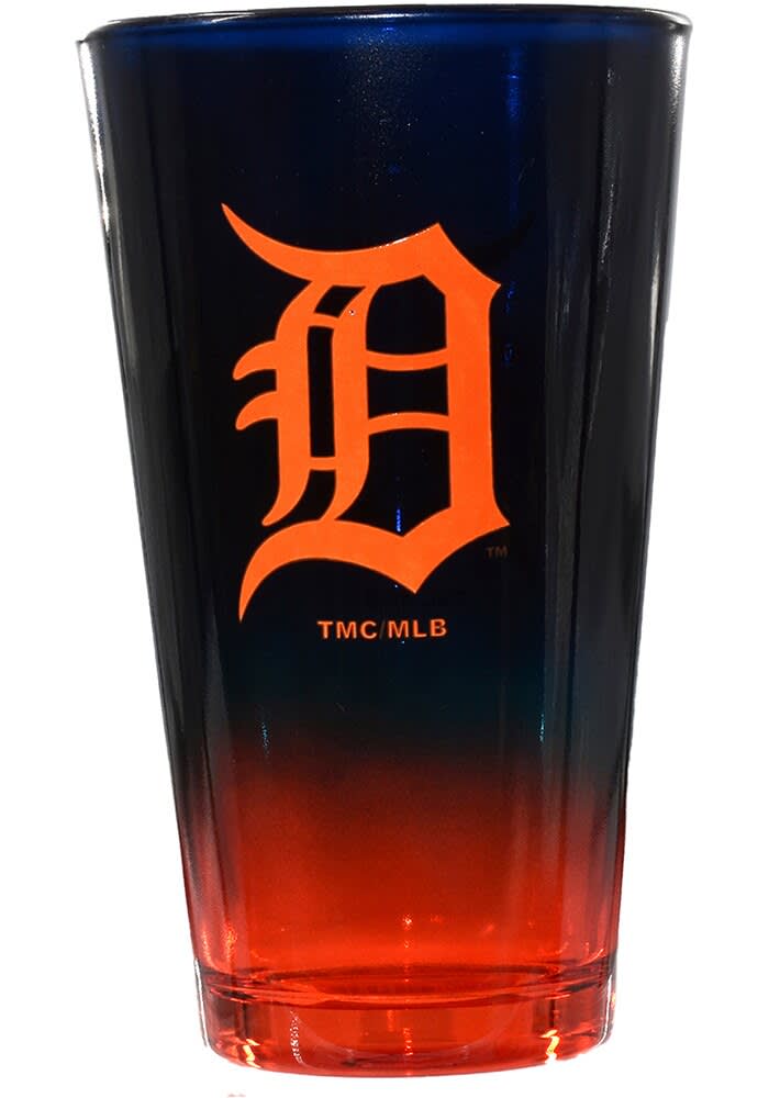 Detroit Tigers Ombre Pint Glass - NAVY