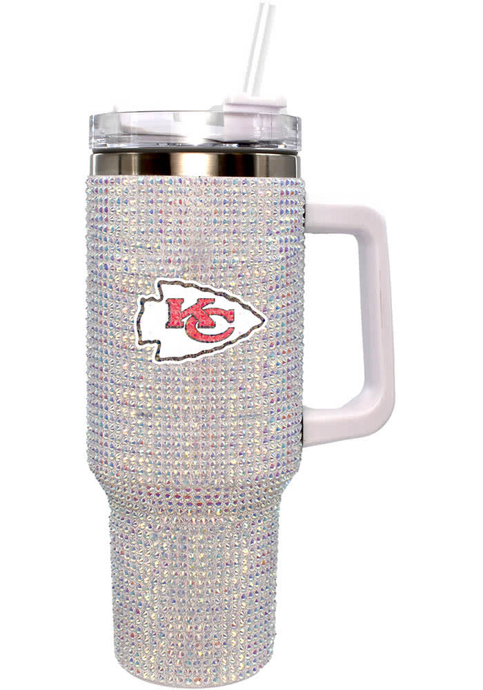 Kansas City Chiefs Red 40oz Bling Stainless Steel Tumbler - 5243568