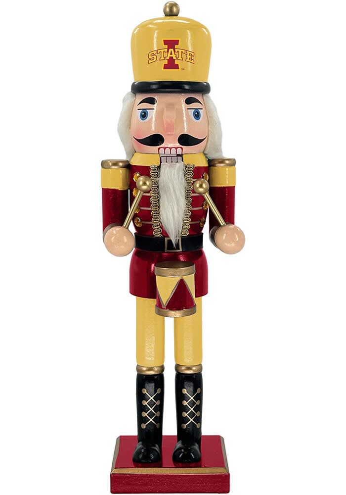 Iowa State Cyclones CARDINAL 14" Nutcracker Decor - 5243964