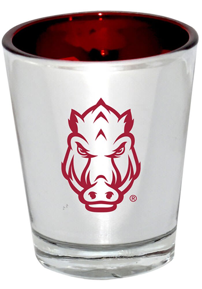 Arkansas Razorbacks SILVER 2oz Silver Electroplated Shot Glass - 5244658
