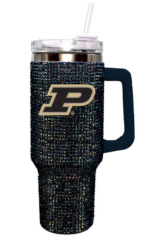 Purdue Boilermakers GOLD 40oz Bling Stainless Steel Tumbler - 5244794