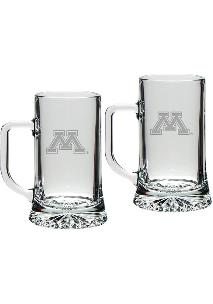 Minnesota Golden Gophers CLEAR Hand Etched 17.5oz Maxim Set Stein ...