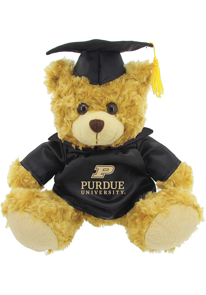 Jardine Purdue Boilermakers BLACK Graduation Bear Plush - 52732293