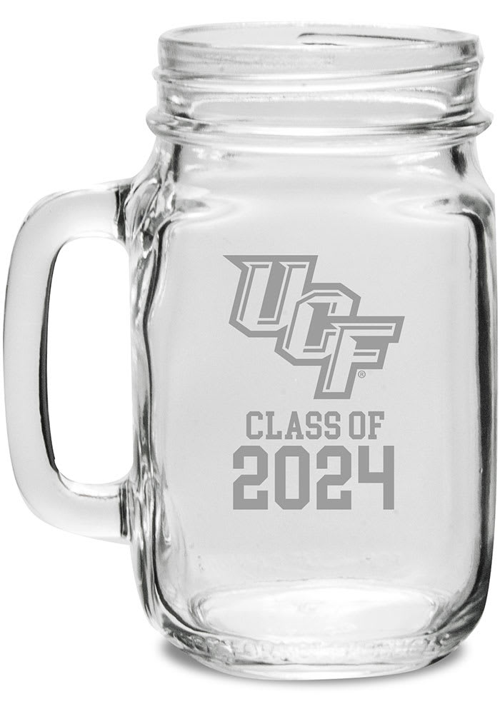 UCF Knights CLEAR Class of 2024 Hand Etched Jar Stein - 52734047