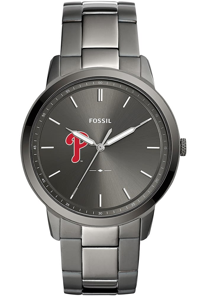 Philadelphia Phillies SMOKE Minimalist Stainless Steel Watch - 52735441