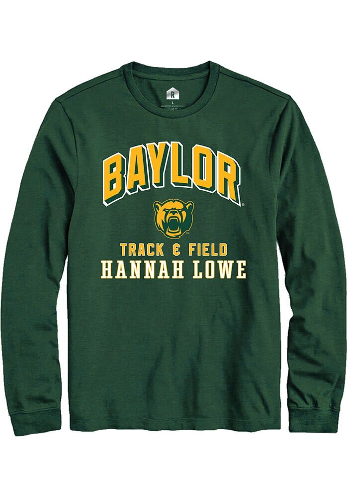 Hannah Lowe Baylor Bears GREEN NIL Arch Logo Long Sleeve Player T Shirt ...