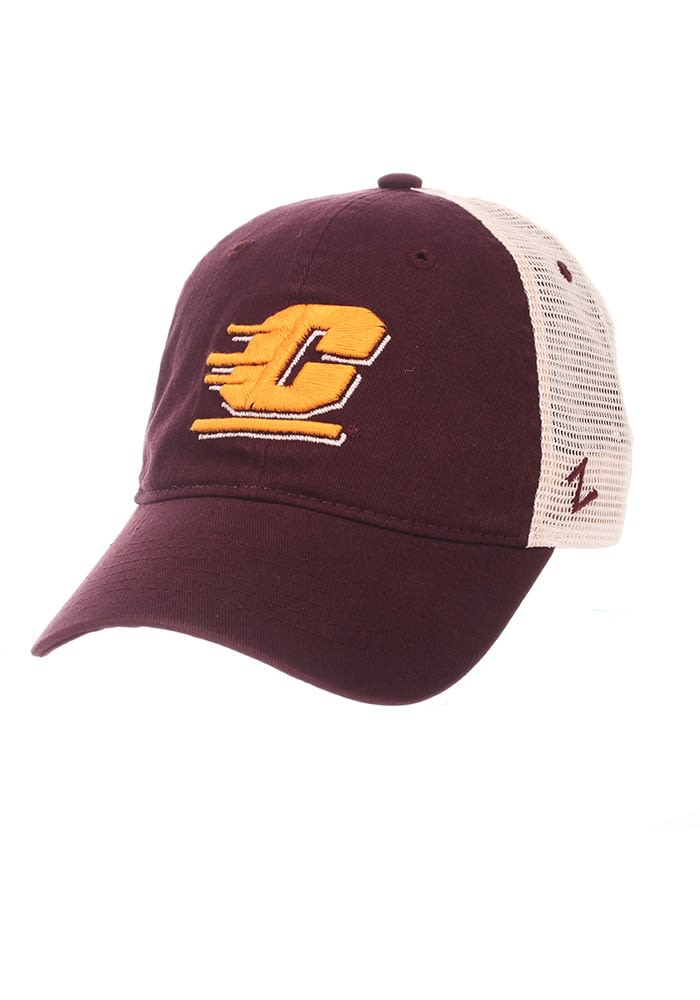 Zephyr Central Michigan Chippewas MAROON University Adjustable Hat ...