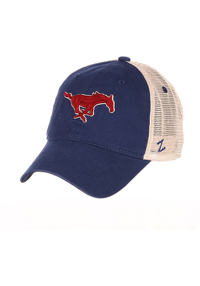 Zephyr SMU Mustangs ROYAL University Adjustable Hat - 5351332