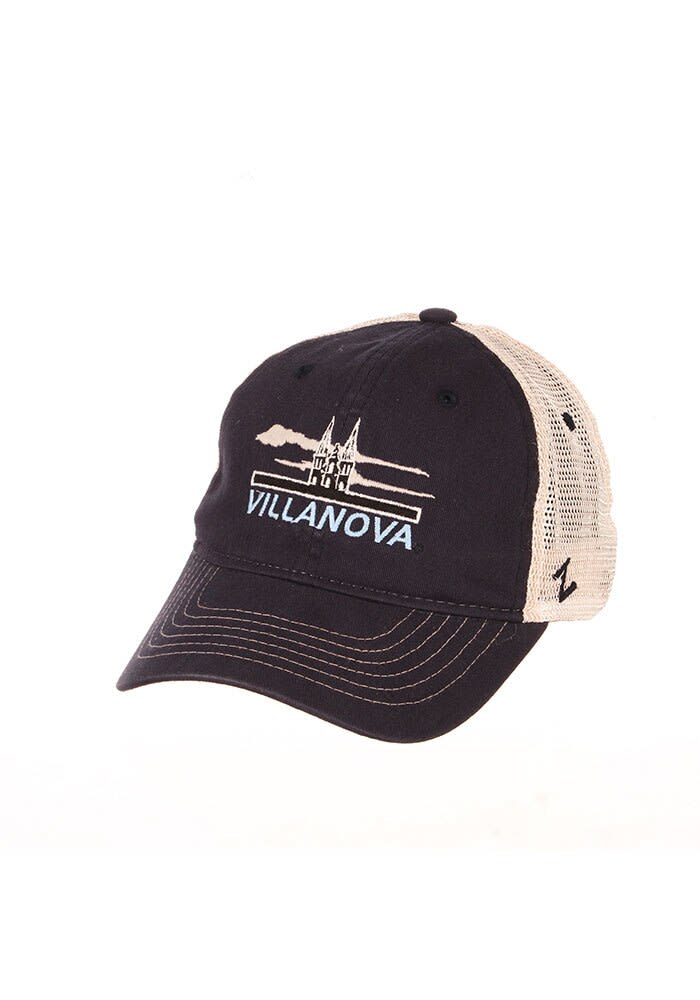 Villanova Wildcats Lager Meshback Adjustable Hat - NAVY