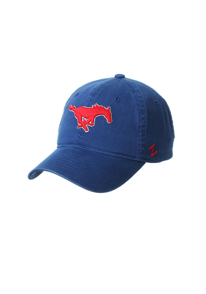 Zephyr SMU Mustangs ROYAL Scholarship Adjustable Hat - 5352636