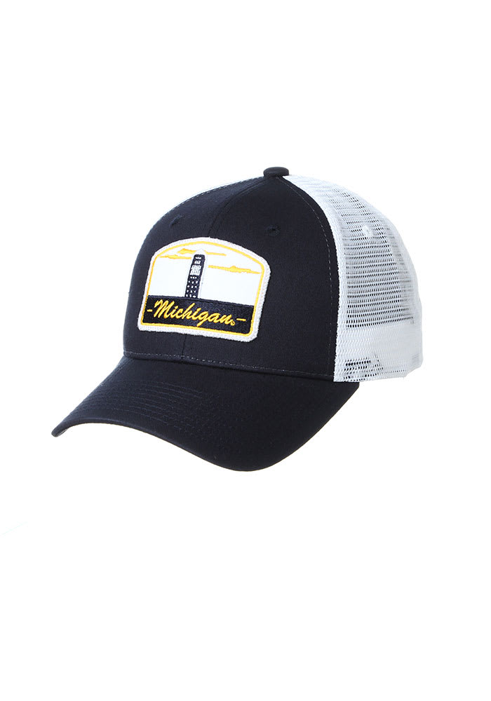 Zephyr Michigan Wolverines BLUE Tempe TC Meshback Adjustable Hat - 5352669