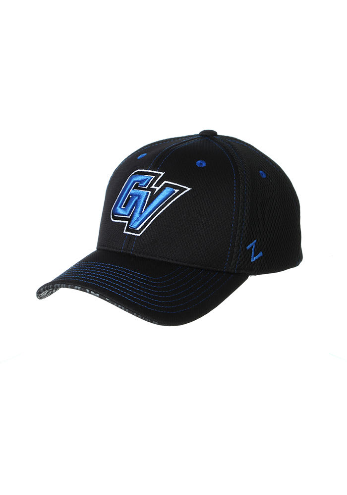 Grand Valley State Lakers Mens BLACK Undertaker Flex Hat