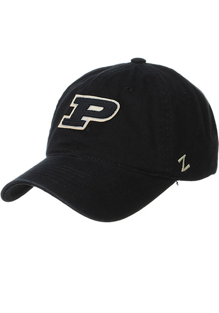 Purdue Boilermakers BLACK Arlington Adjustable Hat - 5353120