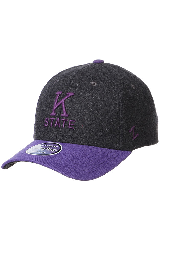 K-State Wildcats CHARCOAL Birthright Retro Adjustable Hat - 5353538