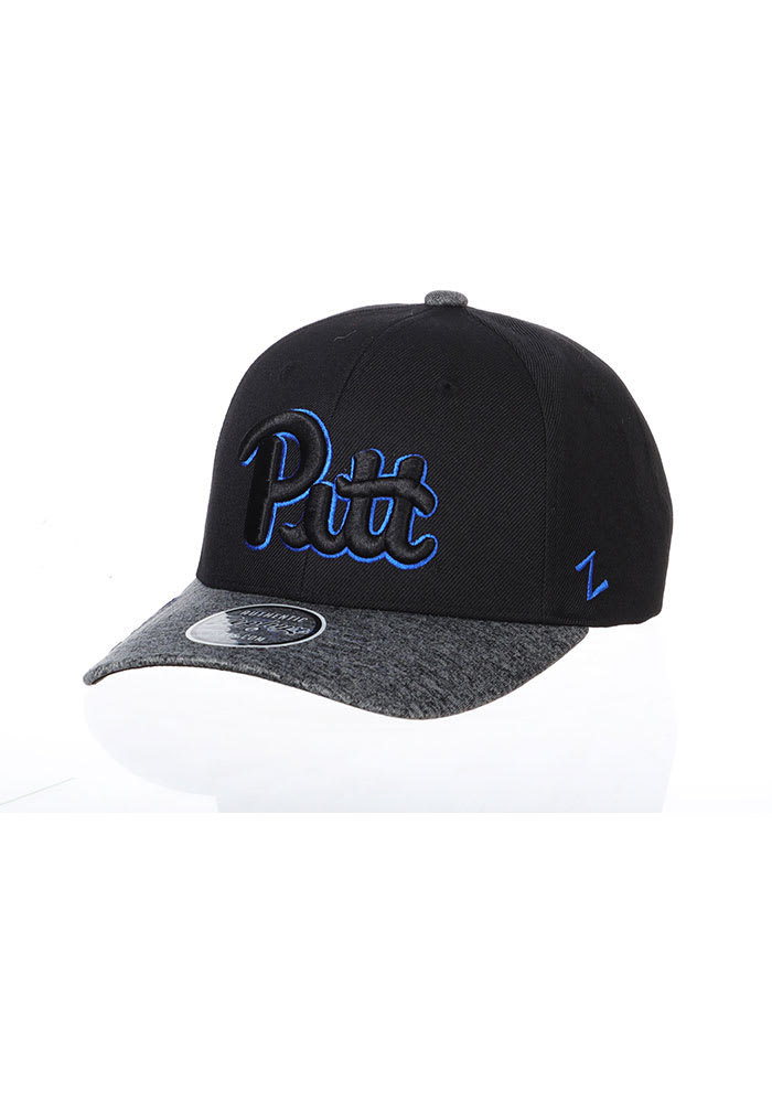 Pitt Panthers Hi Nighter Adjustable Hat - BLACK