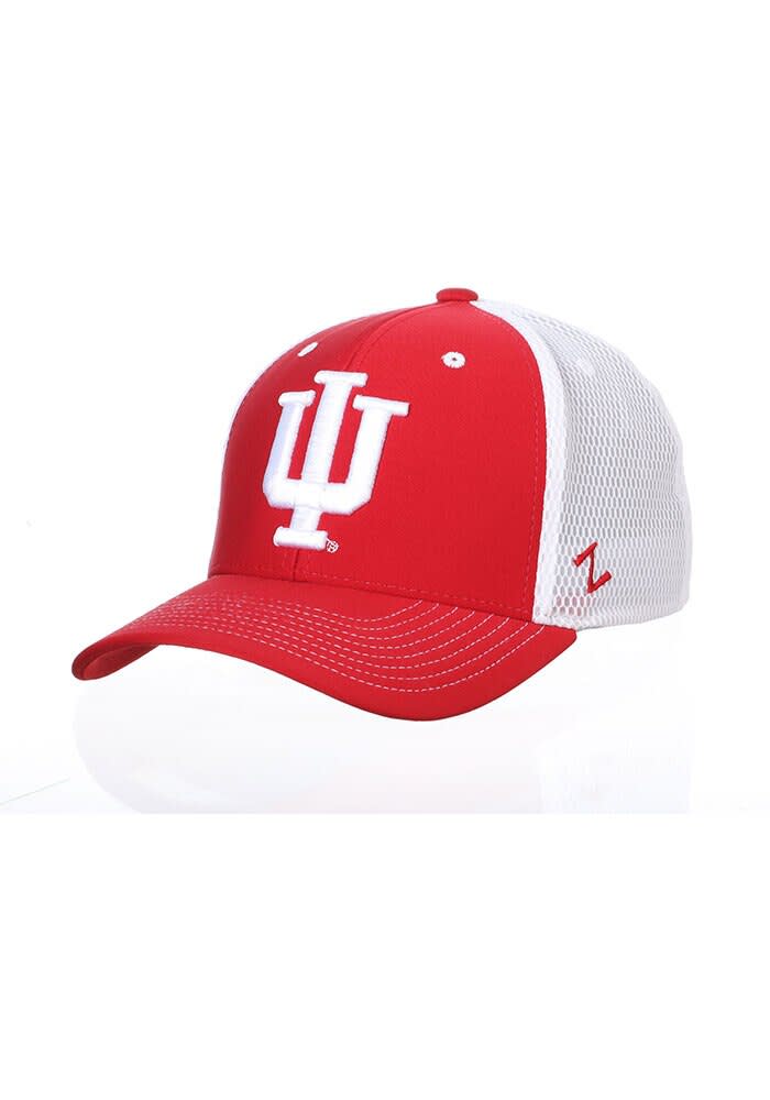 Indiana Hoosiers Crimson Fanstand Meshback Flex Hat