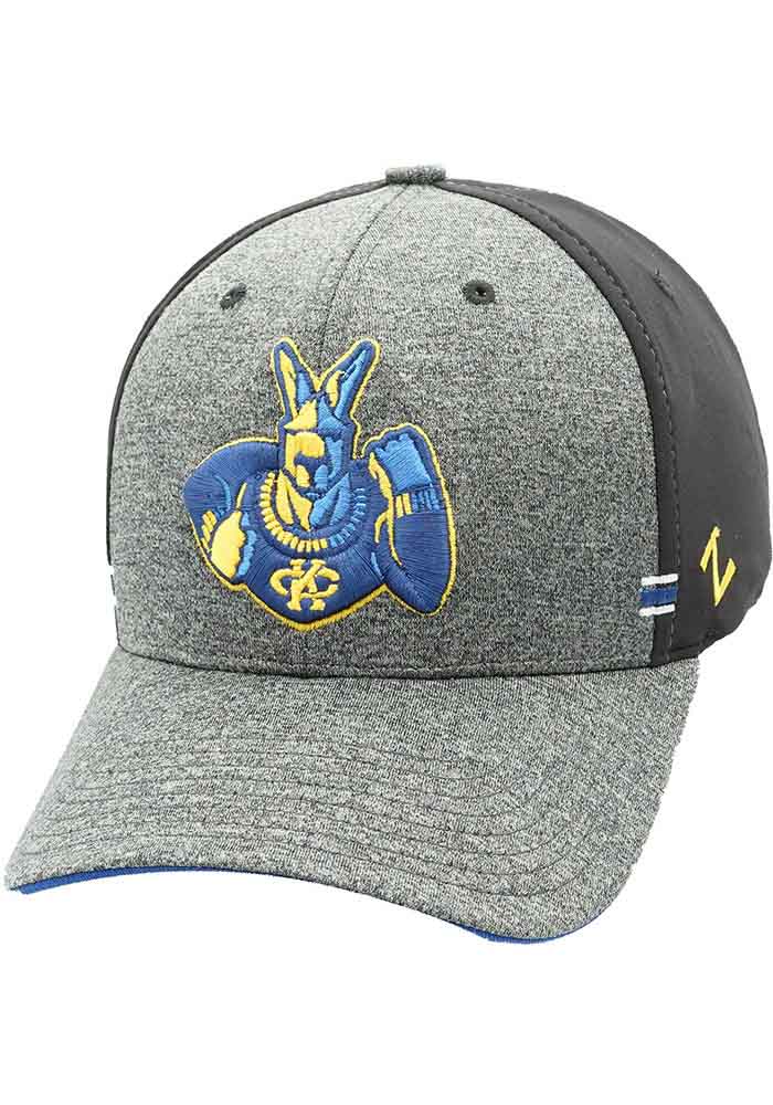UMKC Roos Mens 1st and Goal BLACK Zephyr Flex Hat - 5354007