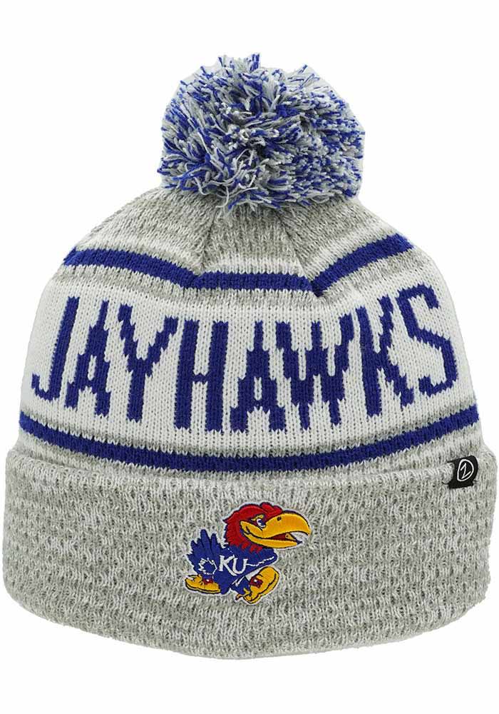 Kansas Jayhawks GREY Hats Bode Knit - 5354328