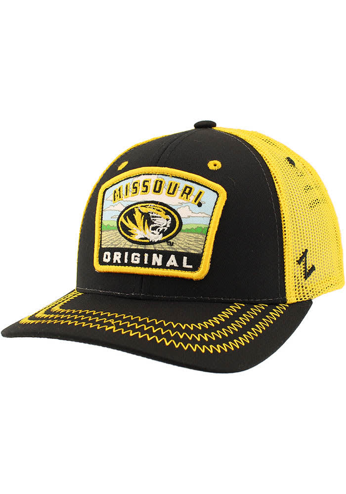 Missouri Tigers BLACK Rabble Rouser Adjustable Hat - 5354631