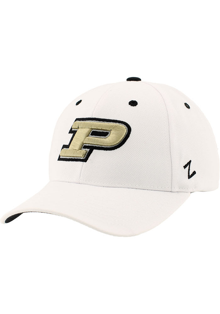 Zephyr Purdue Boilermakers White Competitor Adjustable Hat - 5354839