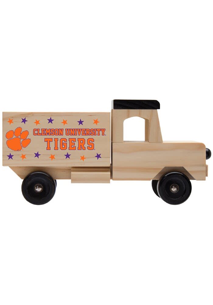 Clemson Tigers Toy | Clemson Tigers Car ORANGE Wooden Toy Truck - 541796272