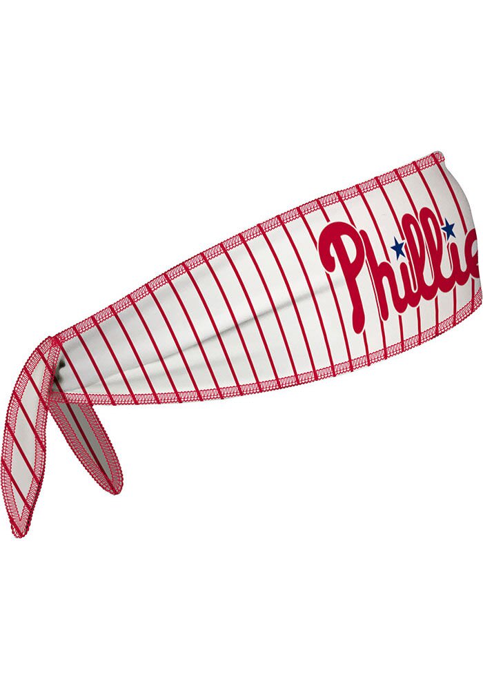 Philadelphia Phillies Red Wordmark Pinstripe Headband - 5450071