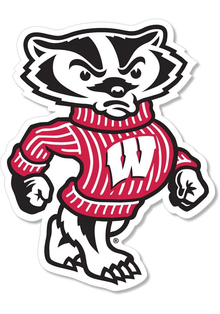 Wisconsin Badgers Large Bucky Magnet - 547158770058