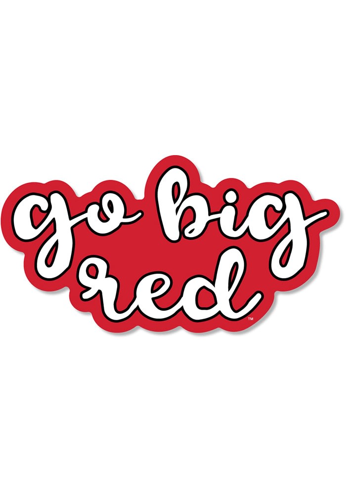 Nebraska Cornhuskers Go Big Red Stickers - 547158770139