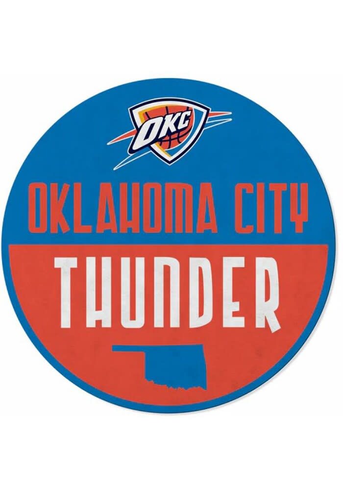 Oklahoma City Thunder BLUE Round Classic Pennant - 550422051