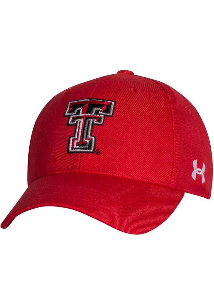 Under Armour Texas Tech Red Raiders Red OTS Structured Adjustable Hat ...