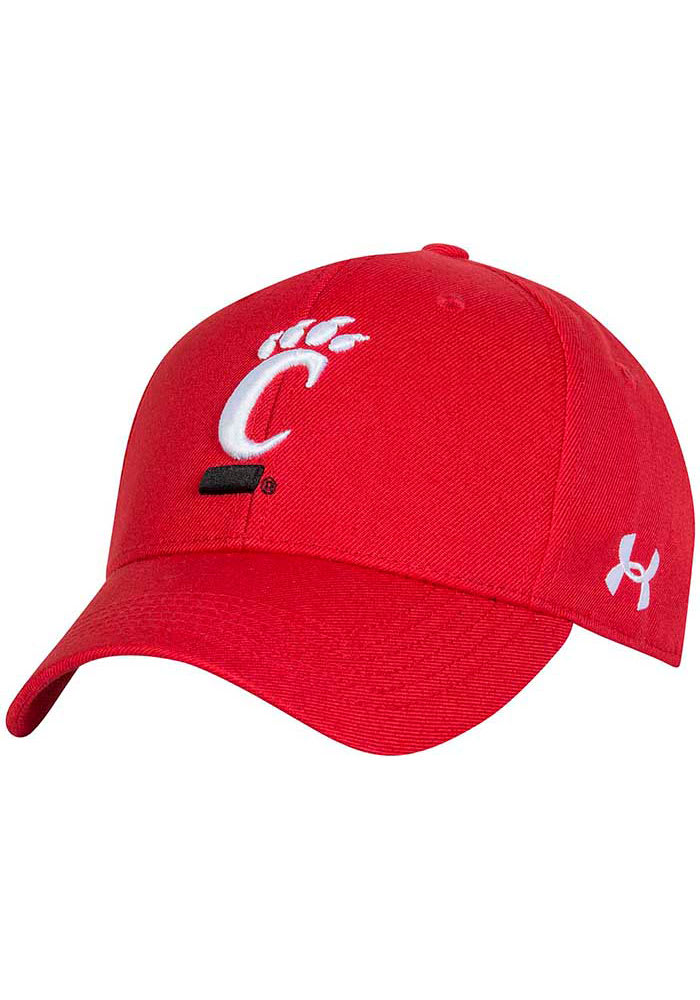 Under Armour Cincinnati Bearcats Red OTS Structured Adjustable Hat ...