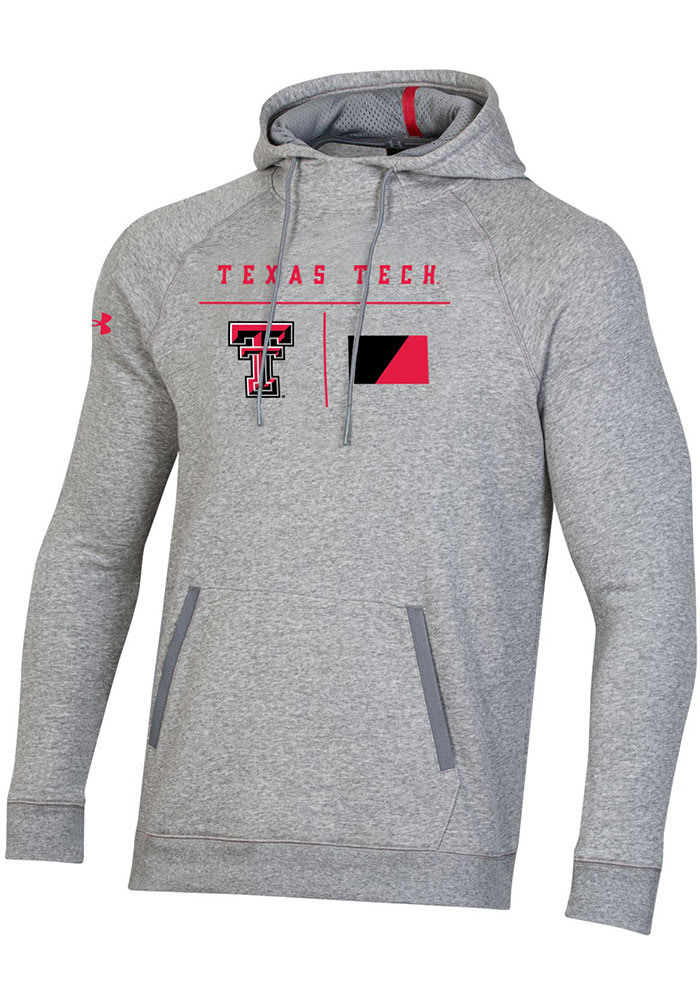 Under Armour Texas Tech Red Raiders Mens HEATHER GREY Campus Hoodie ...