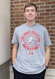 Under Armour Cincinnati Bearcats GREY HEATHER Bi-Blend Short Sleeve ...