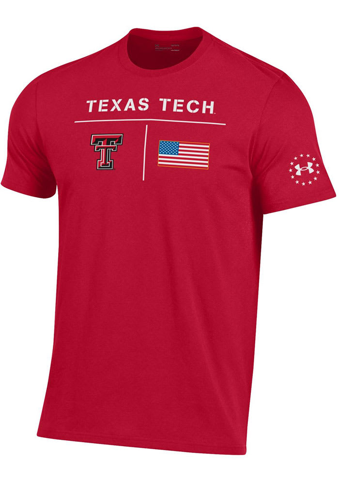 Under Armour Texas Tech Red Raiders Red Military Appreciation Short ...