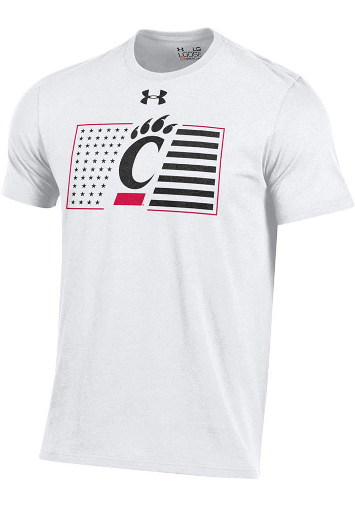 Under Armour Cincinnati Bearcats WHITE Military Apreciation Short ...