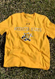 Under Armour Wichita State Shockers GOLD Flat Name Mascot Short Sleeve ...