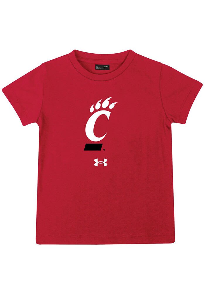 Under Armour Cincinnati Bearcats Toddler Red Universal Short Sleeve Tee ...