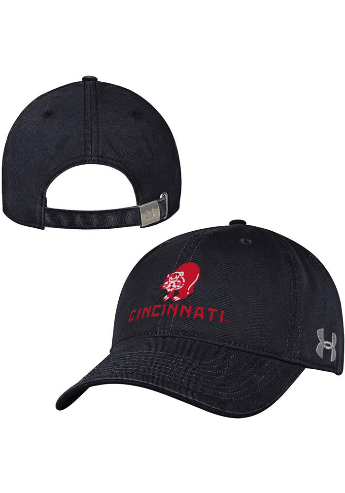 Under Armour BLACK Cincinnati Bearcats Retro Basketball Adjustable Hat ...