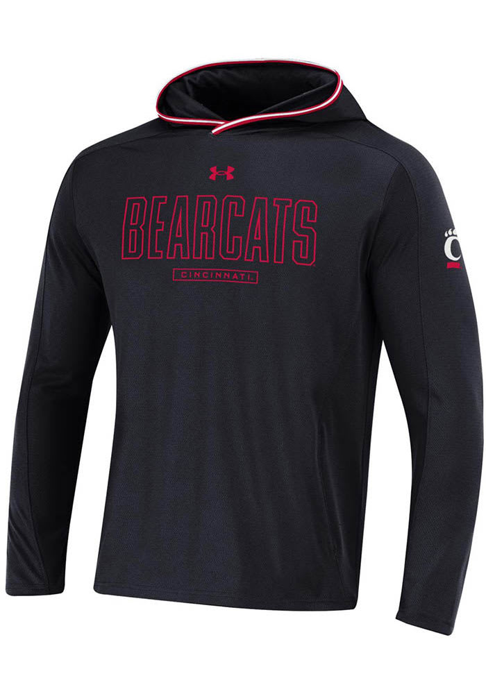 Cincinnati Bearcats Mens Under Armour BLACK Gameday Tech Mesh Hood ...