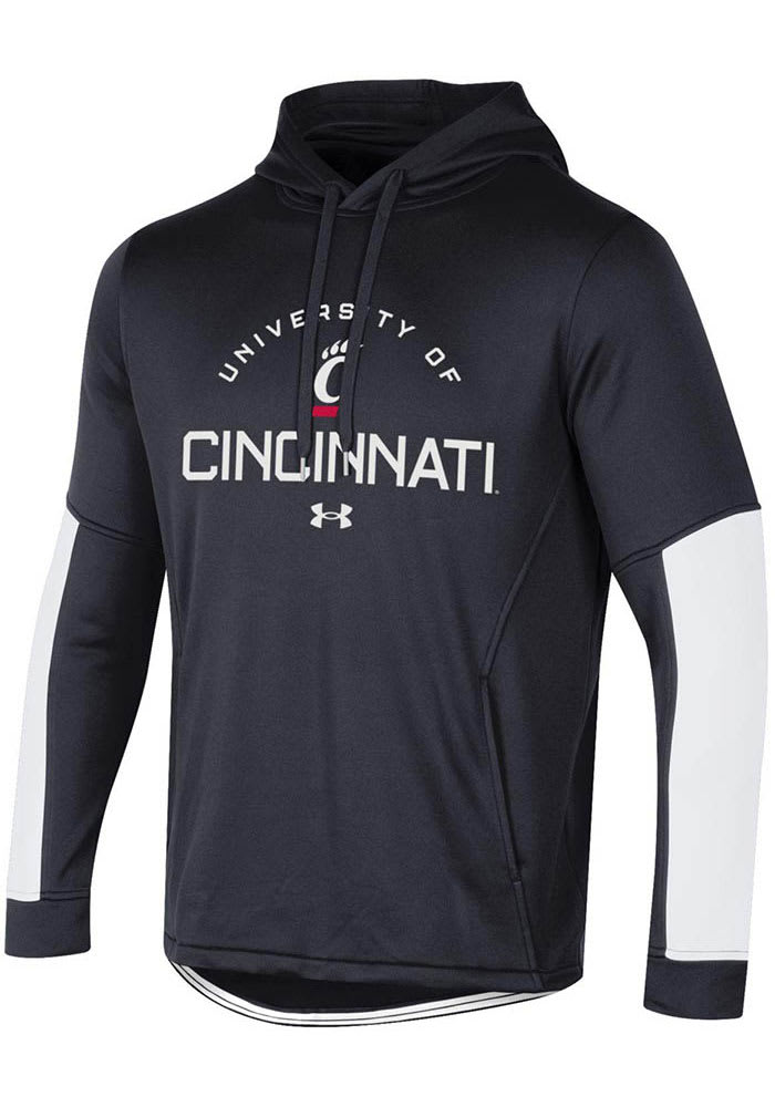 Cincinnati Bearcats Mens Under Armour BLACK Gameday Tech Terry Hood ...