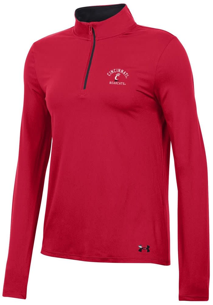 Under Armour Womens Red Cincinnati Bearcats Knockout Long Sleeve Qtr ...