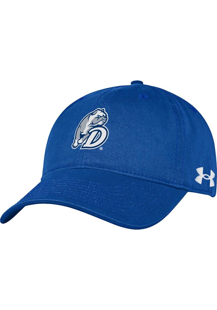 Under Armour Drake Bulldogs ROYAL Garment Washed Cotton Adjustable Hat ...