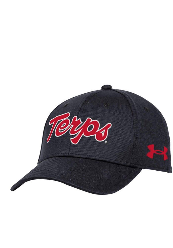 Under Armour Maryland Terrapins BLACK Script Blitzing Performance ...