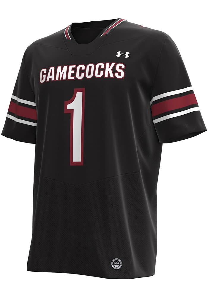 Under Armour South Carolina Gamecocks BLACK Football Replica Jersey ...