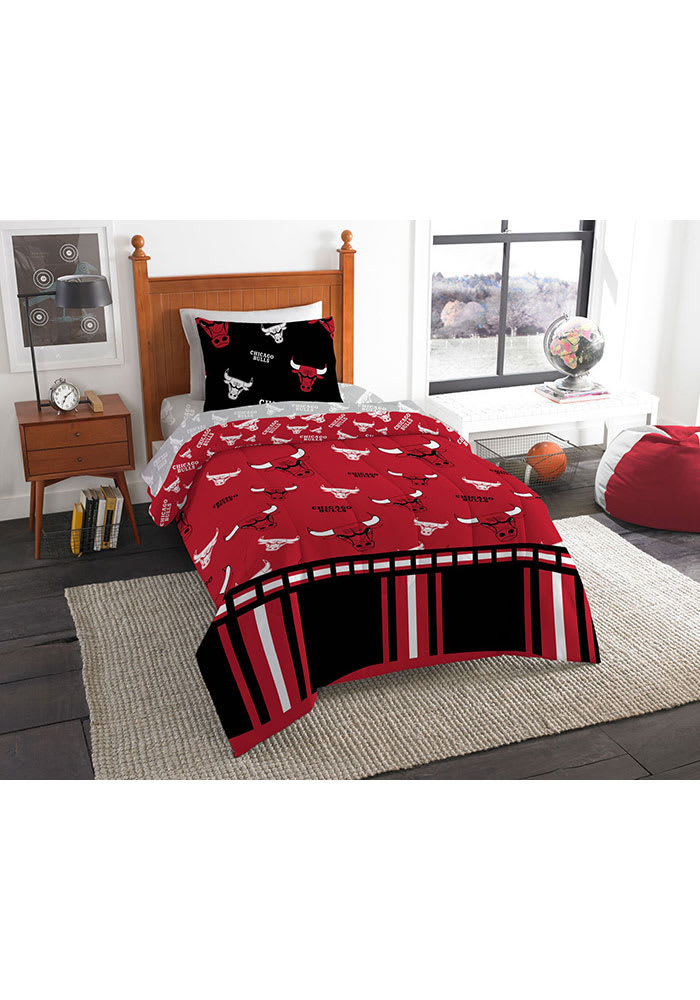 Chicago Bulls Red Twin Bed in a Bag - 5585377
