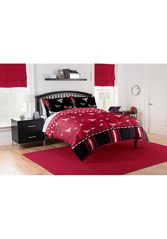 Chicago Bulls Red Queen Bed in a Bag - 5585597