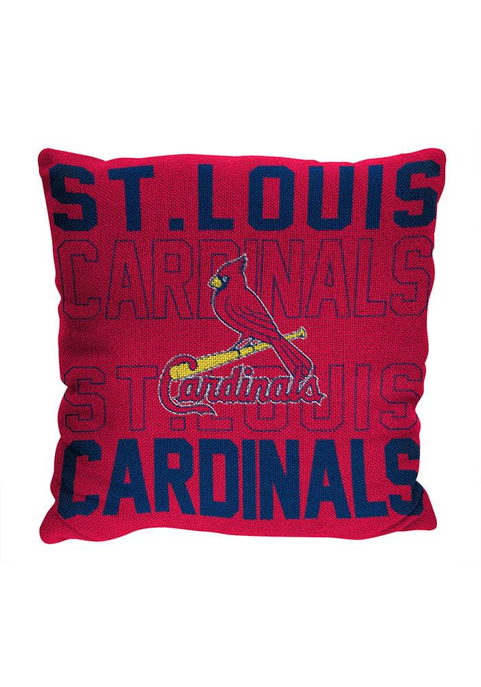 St Louis Cardinals Stacked Pillow